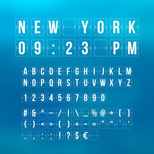 Flat countdown timer Royalty Free Vector Image