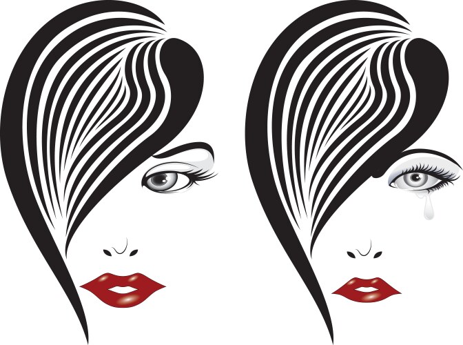 Glamour girl Royalty Free Vector Image - VectorStock