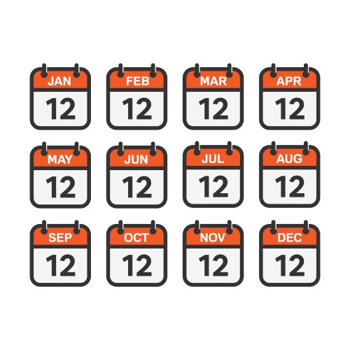 Months Vector Images (over 310,000)