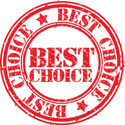 Best choice stamp Royalty Free Vector Image - VectorStock