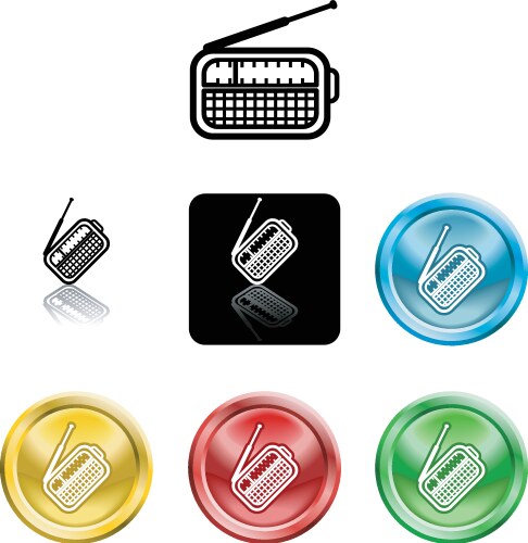 Mixing or control console Royalty Free Vector Image