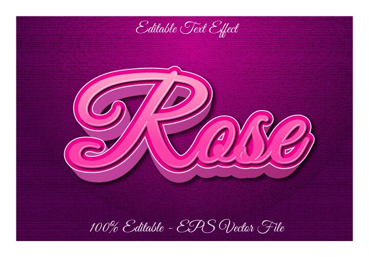 Kids editable text effect Royalty Free Vector Image