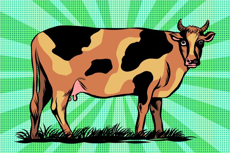 Cow side view Vector Images & Graphics for Commercial Use | VectorStock