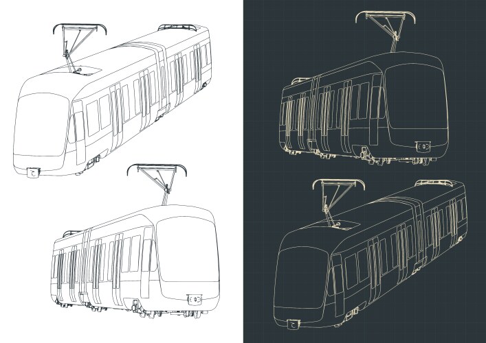 Tram Drawing Vector Images (over 840)