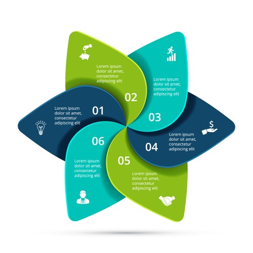 6 Options Infographic Vector Images (over 18,000)