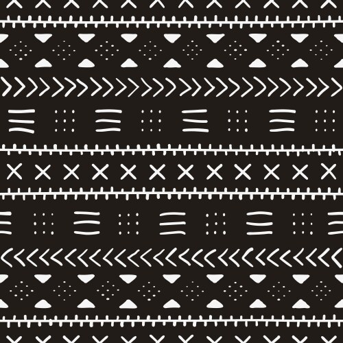 Ethnic seamless pattern cloth kente tribal print Vector Image