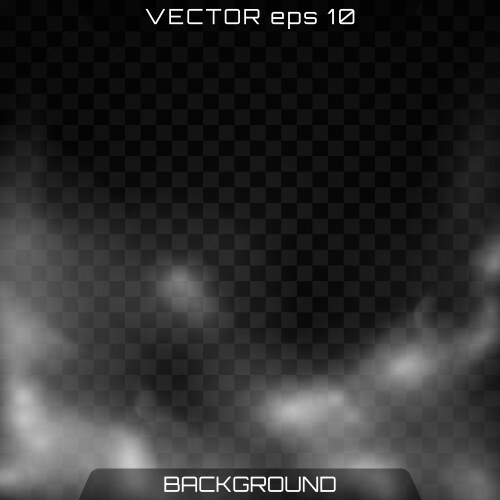 Realistic smoke ring isolated Royalty Free Vector Image