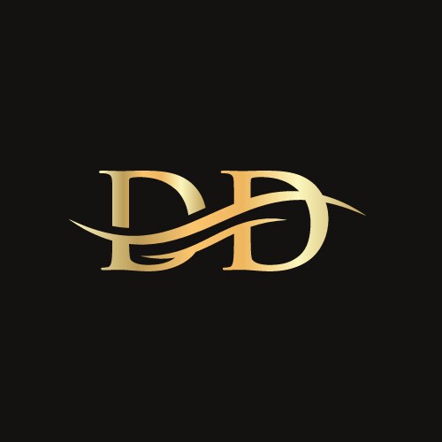 Elegant DD Monogram Logo – Royalty-Free Vector | VectorStock