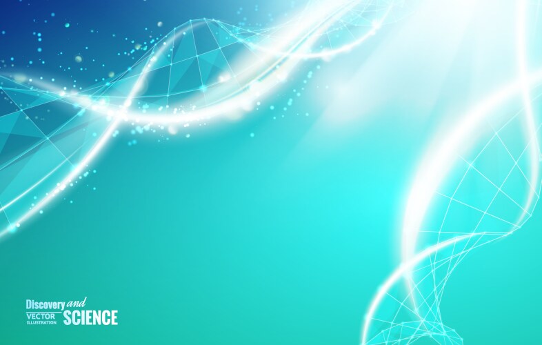 Dna frame Royalty Free Vector Image - VectorStock