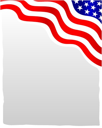 American Flag Corner Border Vector Images (over 270)