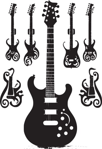Guitar Royalty Free Vector Image - VectorStock