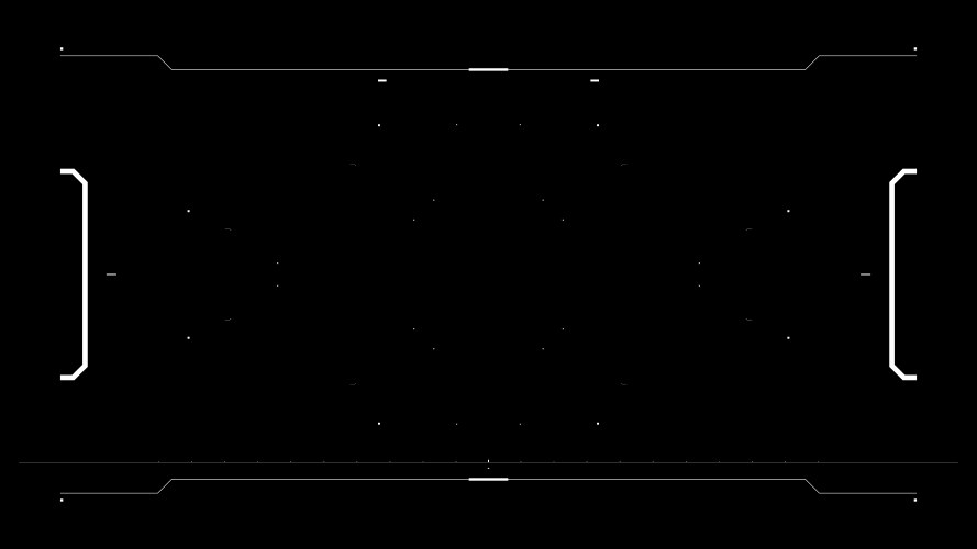 Futuristic cyber hud background Royalty Free Vector Image