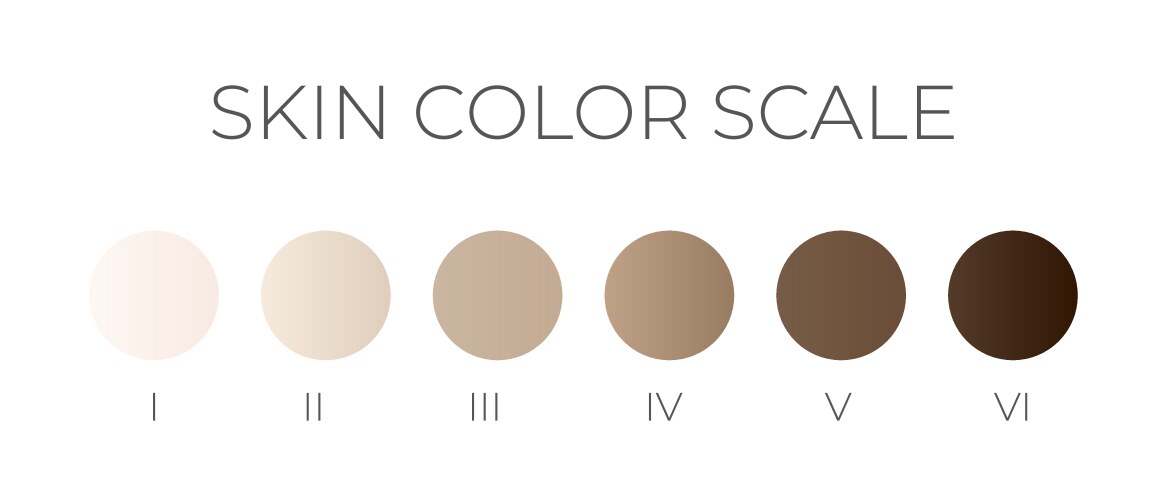Tan beige color shades swatches palette with names
