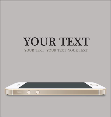 Iphone 12 dummy frame on back side Royalty Free Vector Image