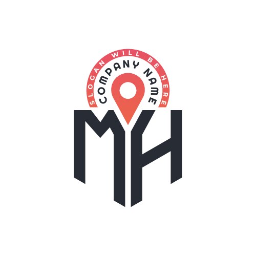 Letter Mh Logo Modern Vector Images (over 2,300)