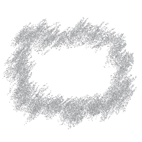 Abstract shiny blue glitter design element Vector Image