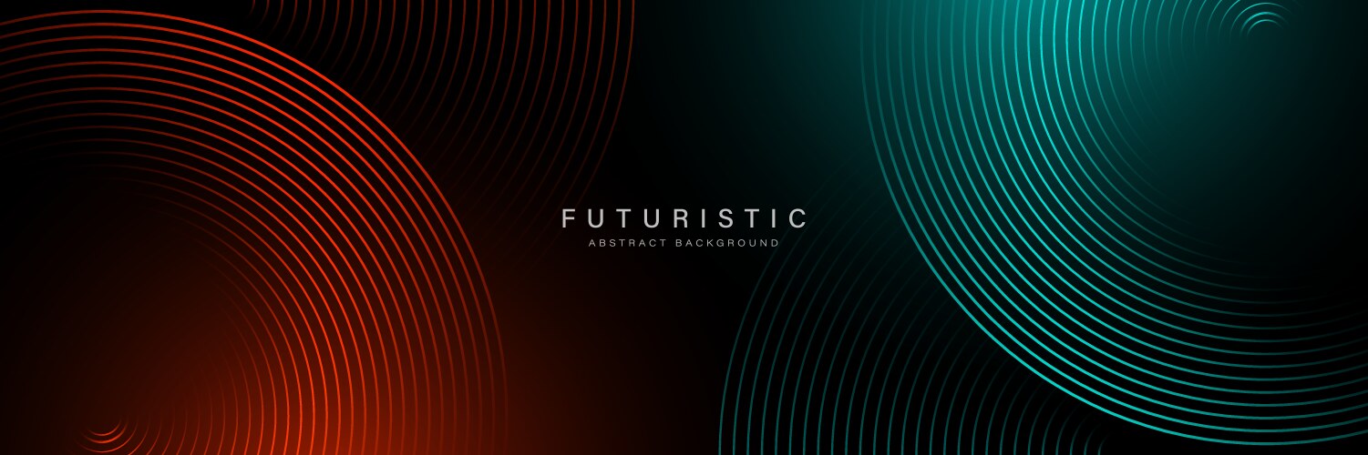 Abstract futuristic technology lines background Vector Image