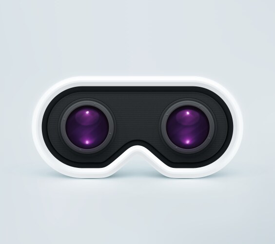 Optical head-mounted display Royalty Free Vector Image