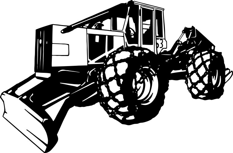 Log Skidder Vector Images (51)