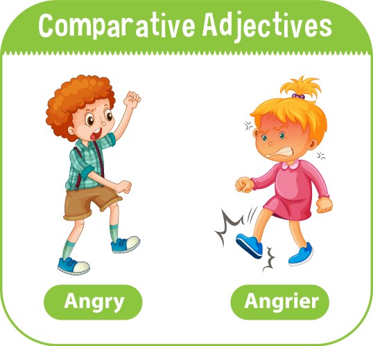 Opposite words with pictures for kids Royalty Free Vector