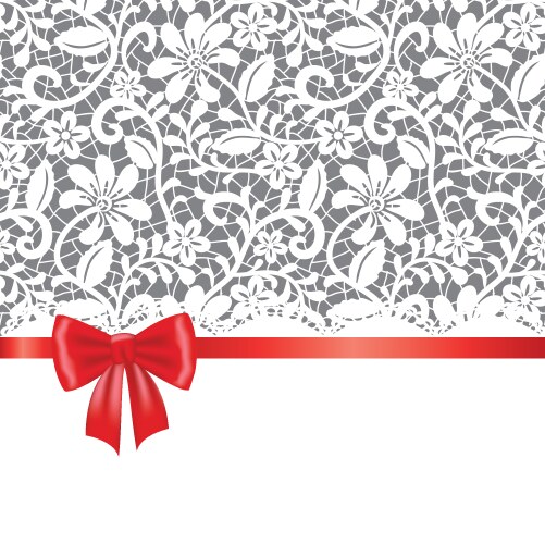 Lace background with border Royalty Free Vector Image