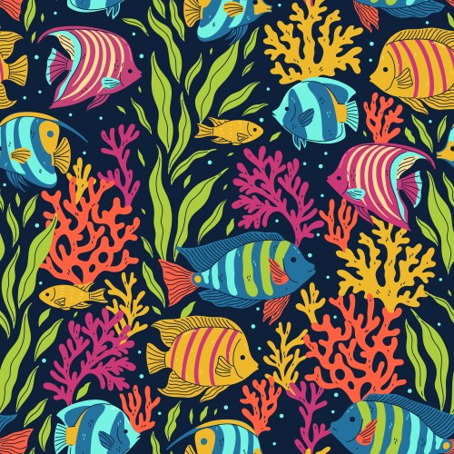 Tropical Fish Pattern Vector Images (over 10,000)