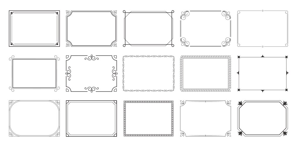 Formal Border Vector Images (over 4,500)
