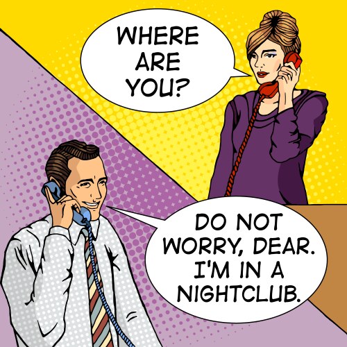 Comic People Talking Vector Images (over 4,400)