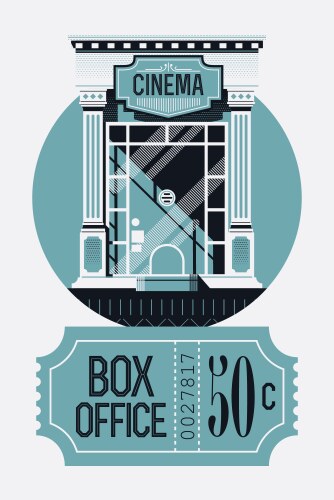 Movie projector icon Royalty Free Vector Image