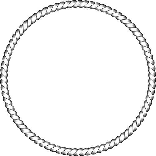 Round marine rope Royalty Free Vector Image - VectorStock