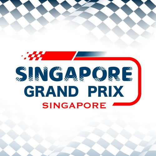 Italy grand prix checkered background Royalty Free Vector