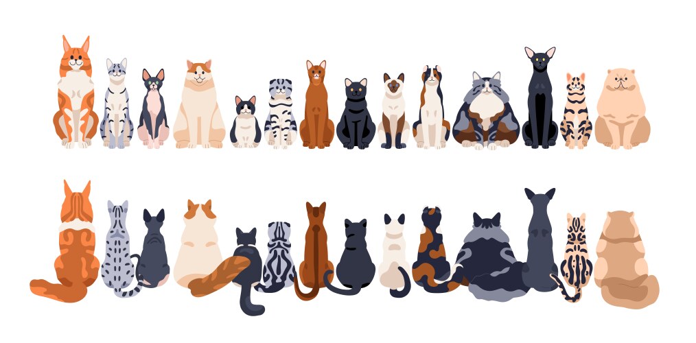 Cartoon Cat Side View Vector Images (over 390)