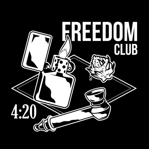 Cannabis drawing design Royalty Free Vector Image