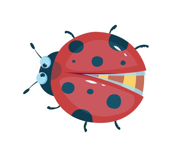 Cute bug icon Royalty Free Vector Image - VectorStock