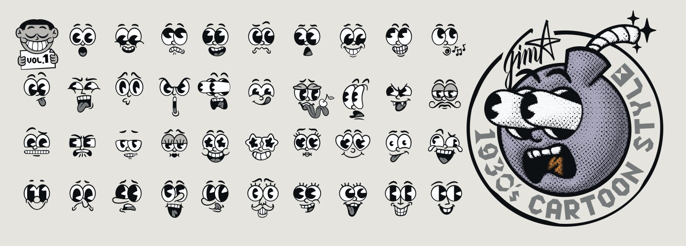 Cartoon Faces Vector Images (over 800,000)