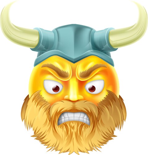 Neanderthal emoticon Royalty Free Vector Image