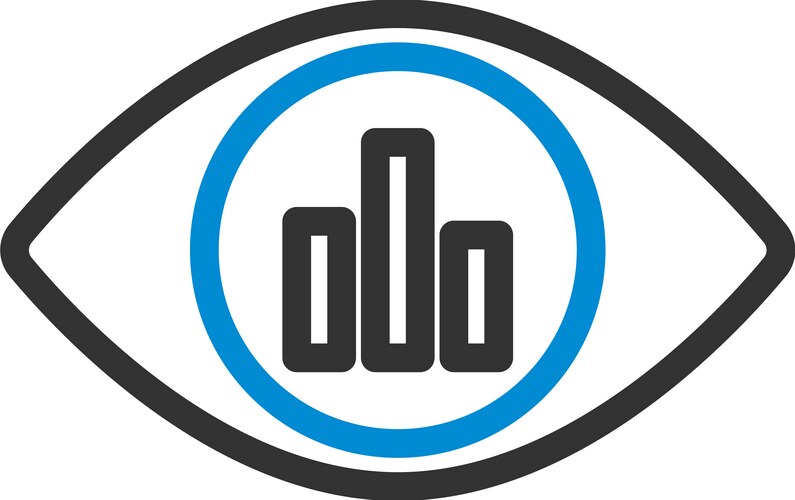 Beautiful eye brown and blue pupil Royalty Free Vector Image