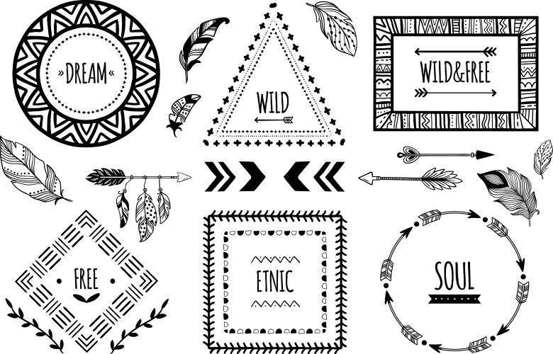 Tribal Frame Vector Images (over 55,000)