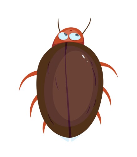Cute bug icon Royalty Free Vector Image - VectorStock