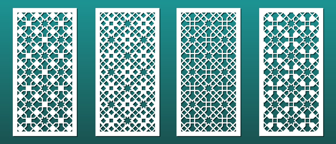 Islamic Ornamental Border Pattern Royalty Free Vector Image