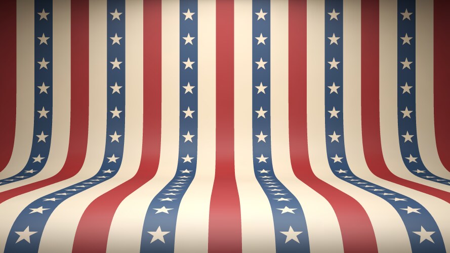 Striped candy pink studio backdrop with empty Vector Image