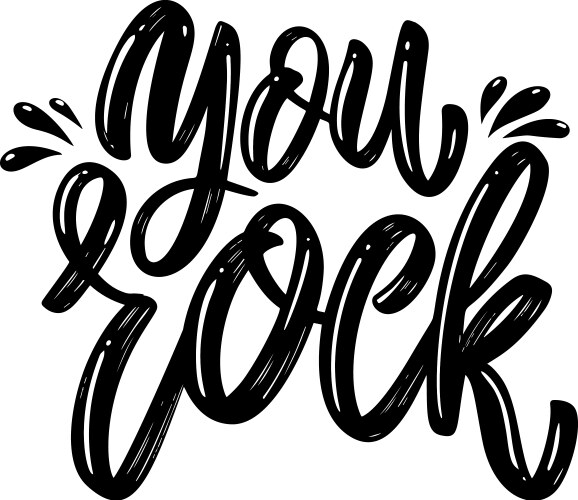 Thank you lettering phrase on white background Vector Image