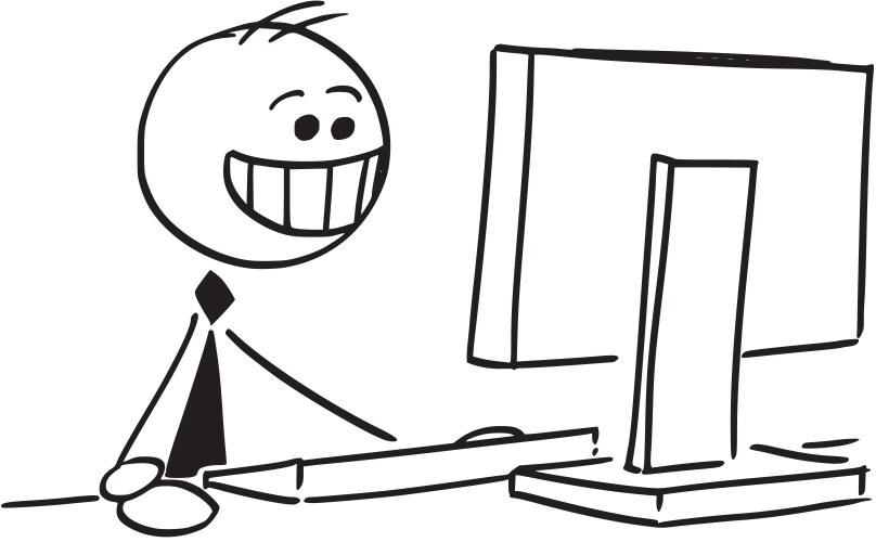 Stickman Writing Vector Images (over 100)