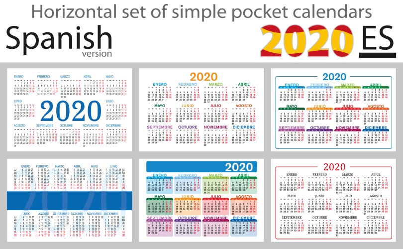 Horizontal pocket calendar 2026 in hindi language Vector Image