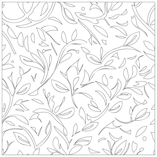Wildflowers flower pattern outline sketch Vector Image