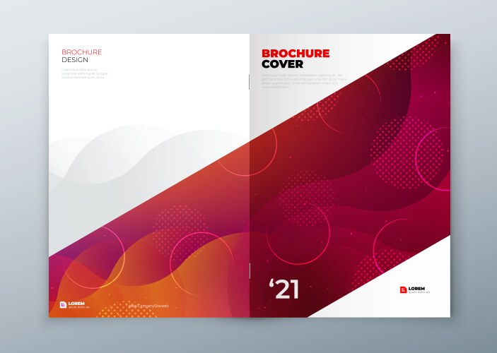 Fluid abstract gradient background cover design Vector Image