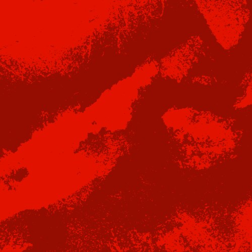 Red cartoon city background with different houses Vector Image