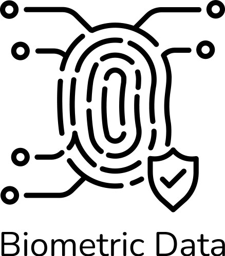 Biometric device Royalty Free Vector Image - VectorStock