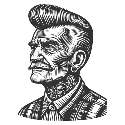 Pompadour Vector Images (over 1,100)