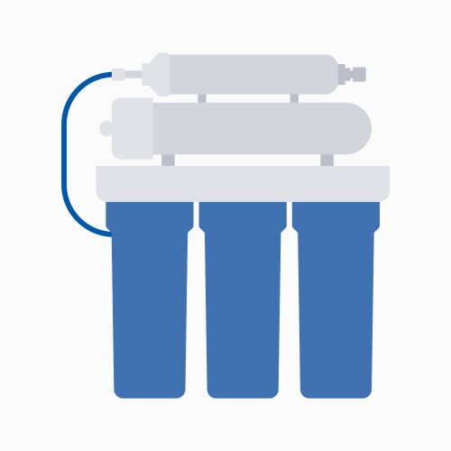 Realistic water filter infographic aqua Royalty Free Vector